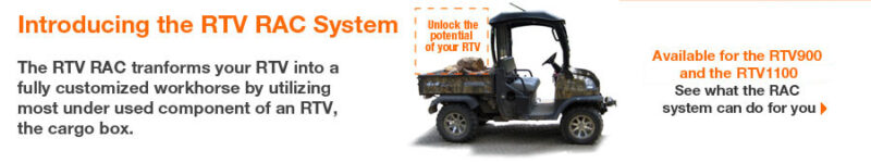Kubota RTV RAC System – Seizmik