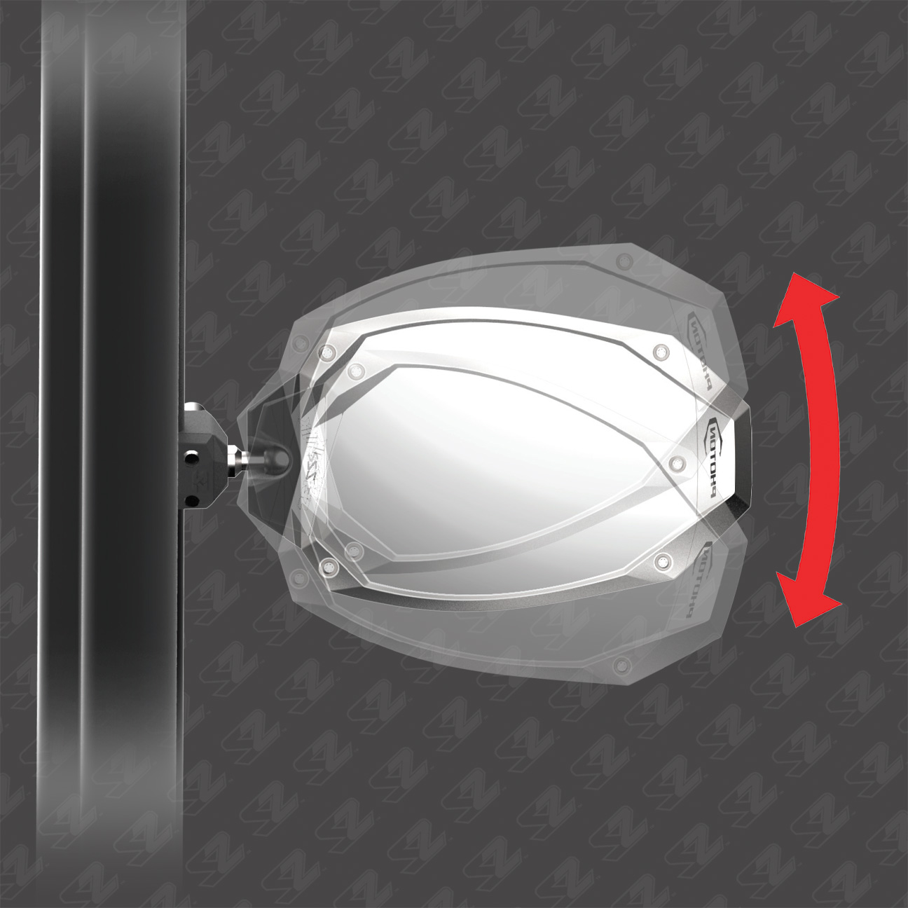 Photon Side View Mirror with Cast Aluminum Body & Bezel – Pro-Fit ...